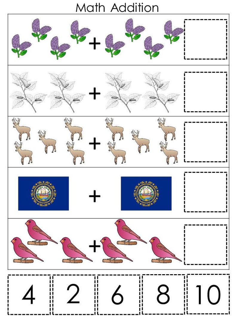 30 New Hampshire State Symbols Themed Learning Games Download. - Etsy