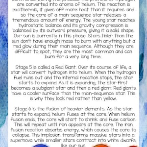 Life Cycle of a Star Science Curriculum Unit. Worksheets, Activities ...