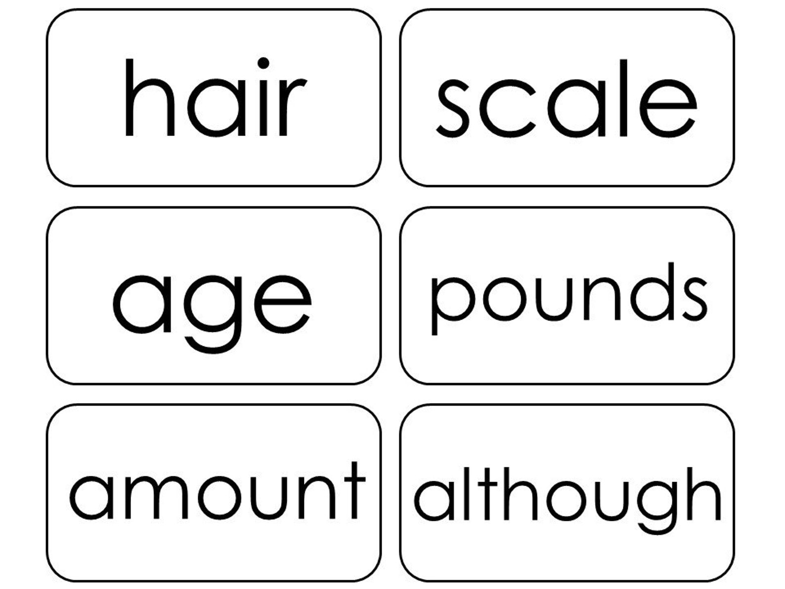 100 Printable Fry's Seventh Hundred Sight Word Flashcards. - Etsy