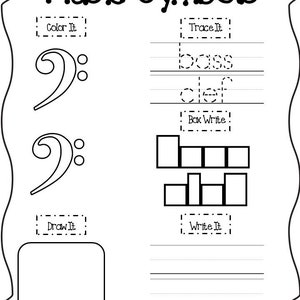 20 Music Notes, Rests, and Symbols Worksheets. Preschool-5th Grade ...