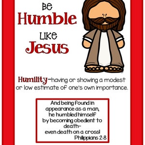 36 Biblical Character Traits Posters. 18 Color, 18 Black and White ...