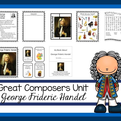 Antonio Vivaldi Great Composer Unit. Music Appreciation. - Etsy