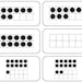 20 Printable Ten Frame Counting Mental Math Flash Cards. Preschool Thru ...