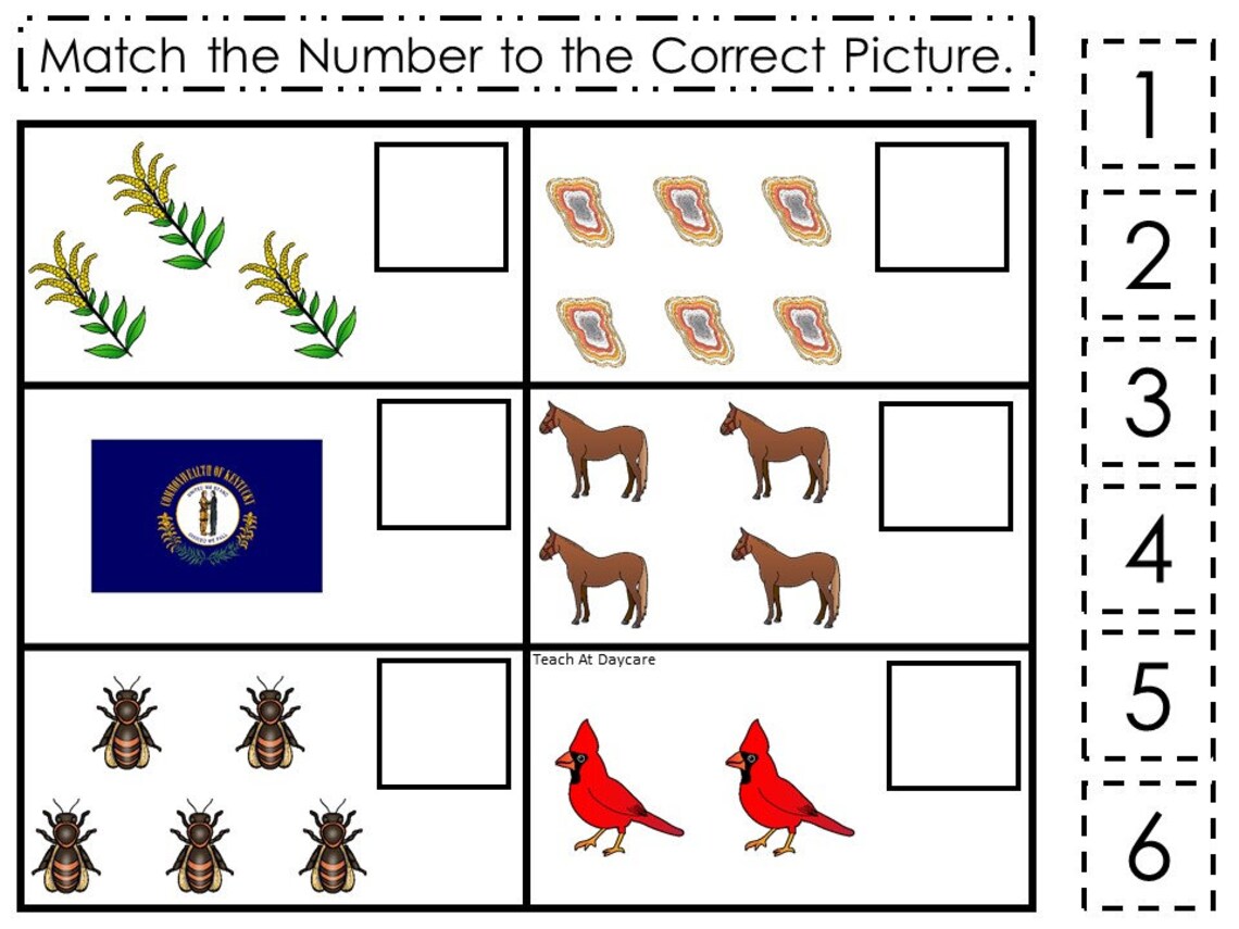 30 Kentucky State Symbols Themed Learning Games Download. ZIP | Etsy