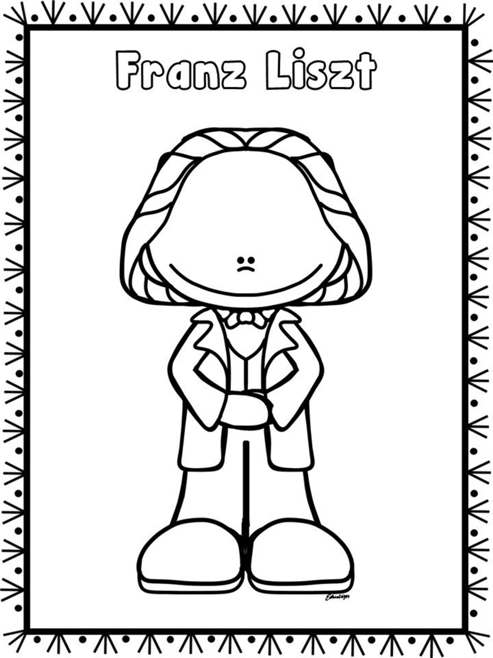 Franz Liszt Great Composer Unit. Music Appreciation. - Etsy