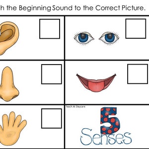 30 Printable 5 Senses Games and Activities Download. ELA and Math Games ...