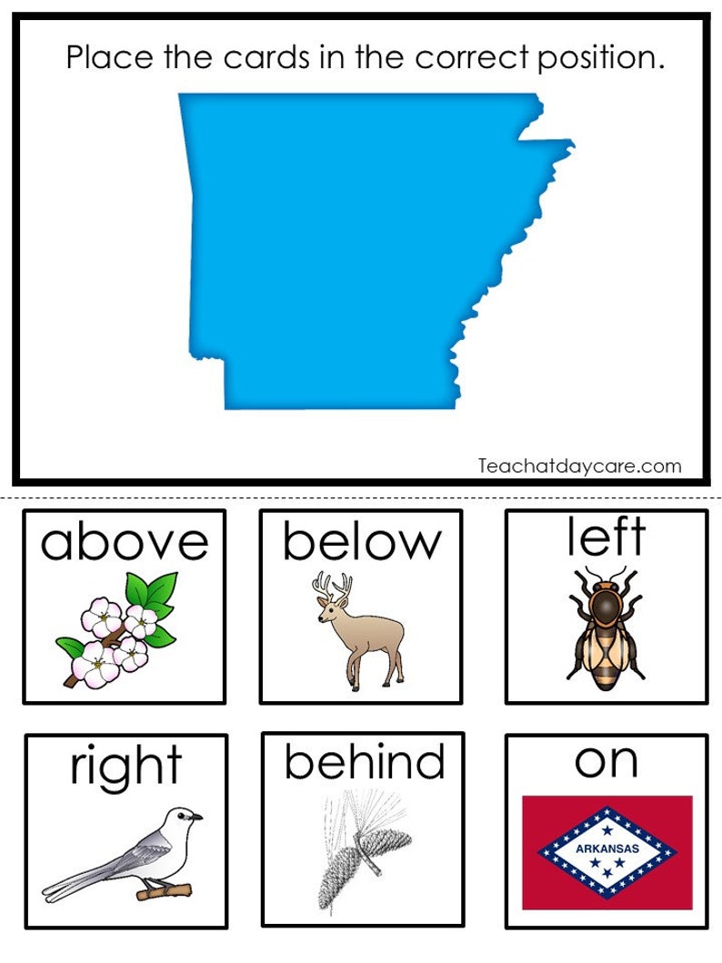 30 Arkansas State Symbols Themed Learning Games Download. ZIP - Etsy