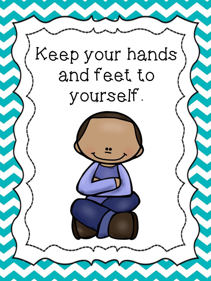 Classroom Rules Picture Cards