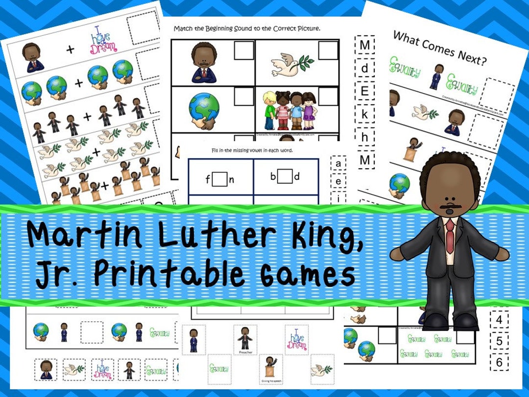 30 Martin Luther King Jr. Games Download. Games and Activities in PDF ...