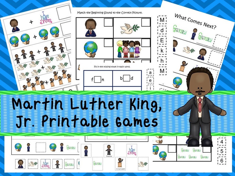 30 Martin Luther King Jr. Games Download. Games and Activities | Etsy