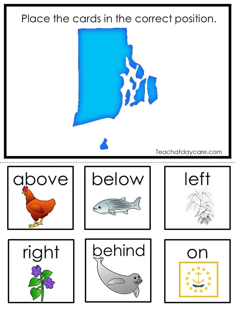 30 Rhode Island State Symbols Themed Learning Games Download. - Etsy