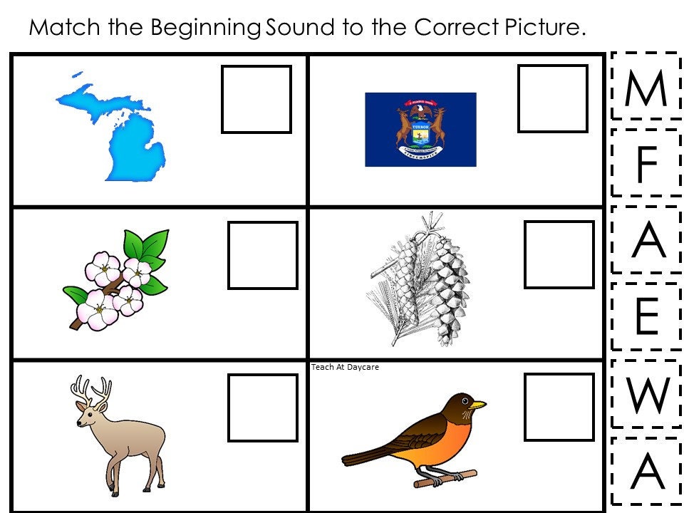 30 Michigan State Symbols themed Learning Games Download. ZIP - Etsy.de