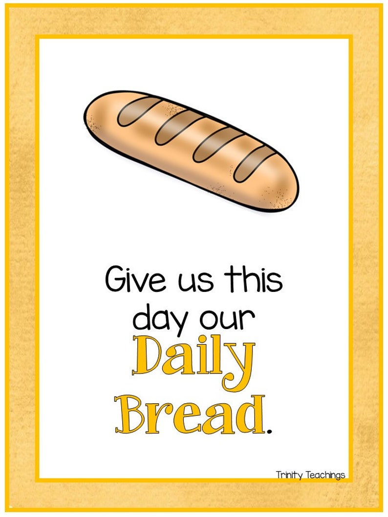 12 the Lord's Prayer Posters. 6 Color, 6 Black and White. Classroom ...