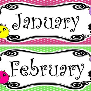 Bright Birdies Themed Printable Classroom Accessories and Decor ...