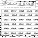 20 Printable Blends Roll and Read Worksheets. Kindergarten-2nd Grade ...