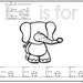 Alphabet Animal Phonics Color and Trace Worksheets. Preschool-kdg ...