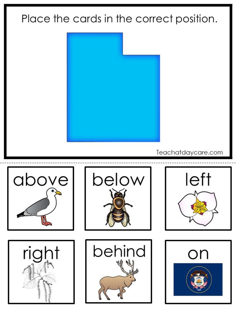 30 Utah State Symbols Themed Learning Games Download. ZIP File ...