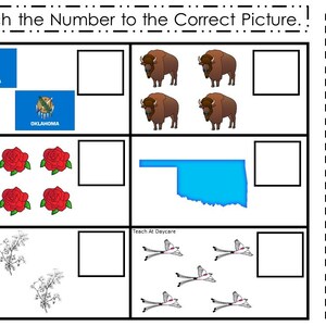 30 Oklahoma State Symbols Themed Learning Games Download. ZIP File ...