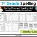 Fry First Hundred Words 21-30 Single Week Spelling Unit. Trace, Box ...