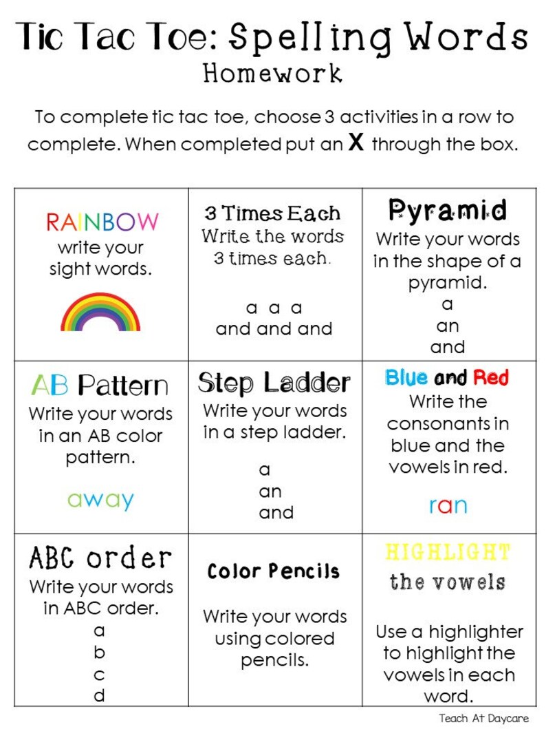 Second Grade Spring Themed Words Spelling Activity. Supplemental ...