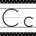 26 Printable Black and White Polka Dot Alphabet Posters. 8x10 - Etsy