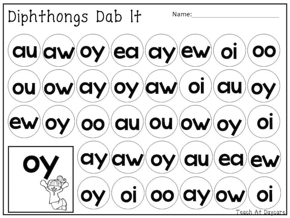 Hojas De Trabajo De Oi Y Oy