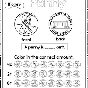 Money Curriculum Download. Preschool-1st Grade Activities, Flashcards ...