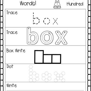 100 Printable Let's Learn Fry 5th Hundred Sight Words Worksheets. 4th ...
