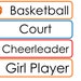 Basketball Single Week Sports Themed Word Wall Set. Classroom Bulletin ...