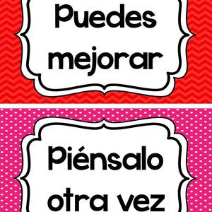 7 Rainbow Spanish Behavior Clip Chart Cards. Classroom Behavior ...