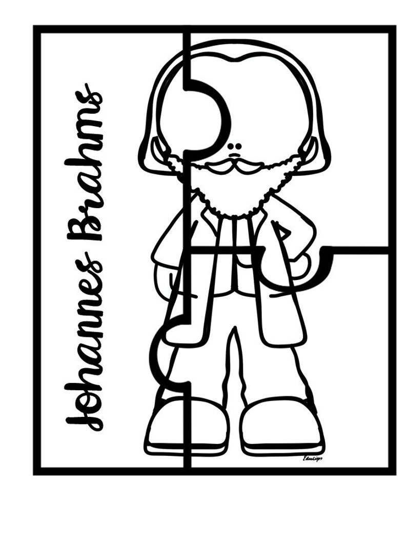 Johannes Brahms Great Composer Unit. Music Appreciation. | Etsy