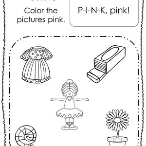 11 Spell and Color Worksheets. Preschool and Kindergarten Science and ...