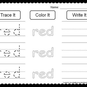 250 Preschool Learn Our Colors Worksheets Download. Preschool ...