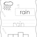 10 Weather Themed Printable Worksheets. Color Read Trace - Etsy