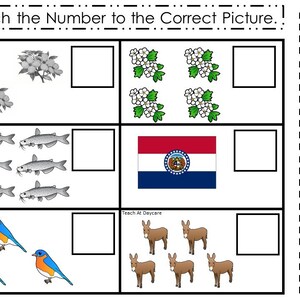 30 Missouri State Symbols Themed Learning Games Download. ZIP File ...