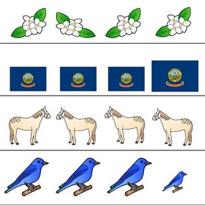 30 Idaho State Symbols Themed Learning Games Download. ZIP File ...