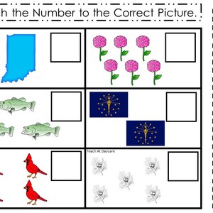 30 Indiana State Symbols Themed Learning Games Download. ZIP File ...