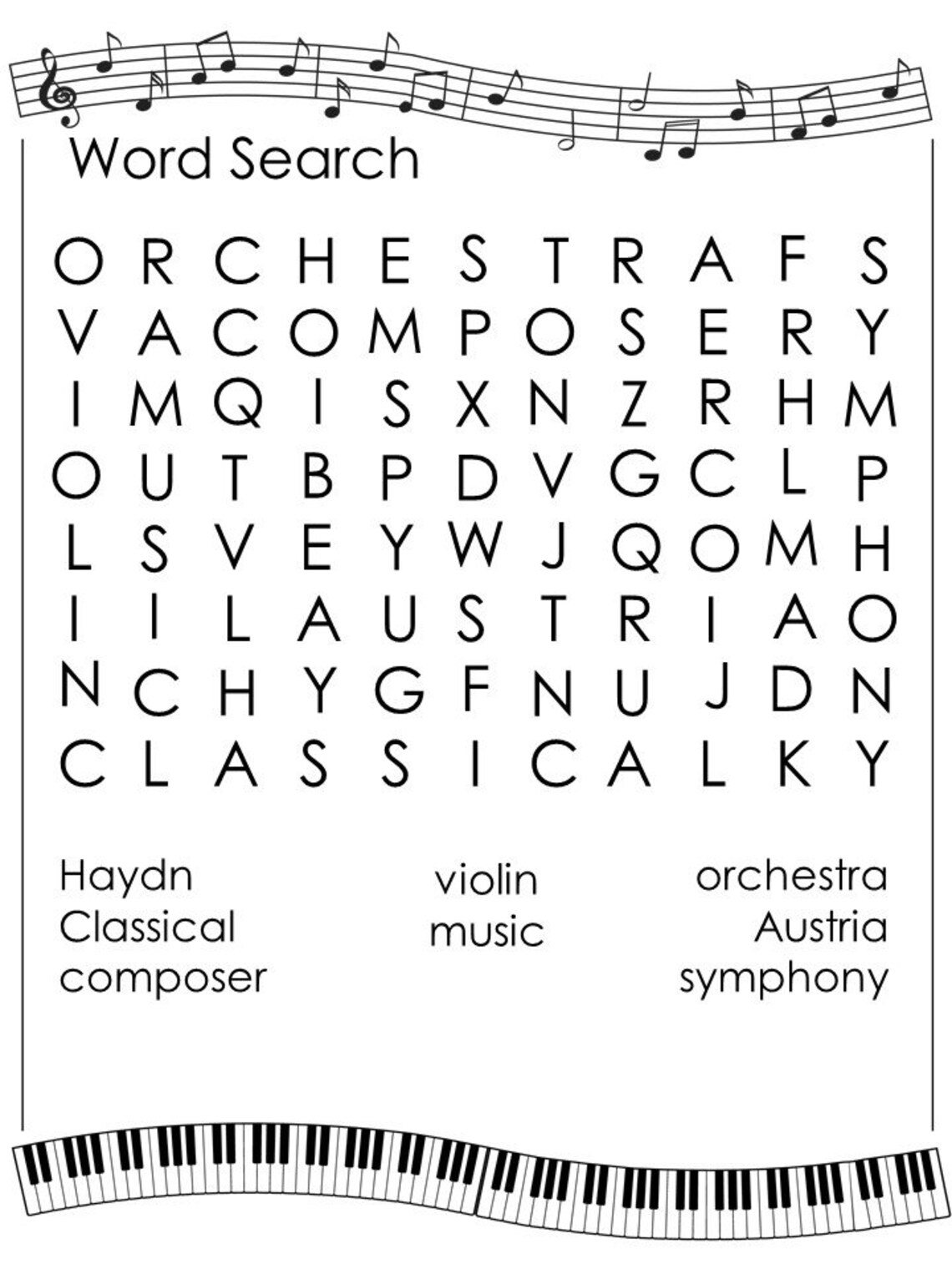 Franz Joseph Haydn Great Composer Unit. Music Appreciation. | Etsy