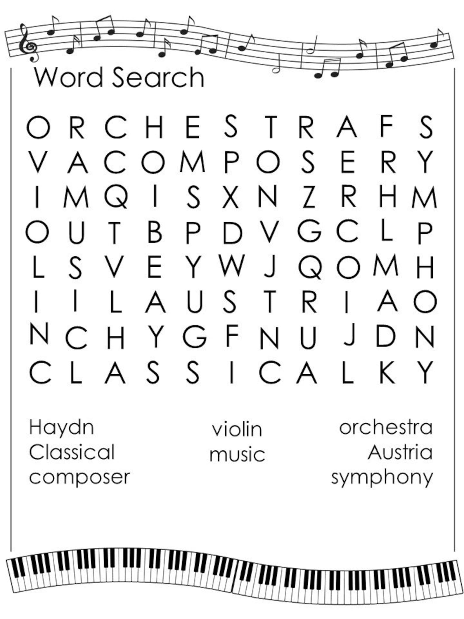 Franz Joseph Haydn Great Composer Unit. Music Appreciation. | Etsy