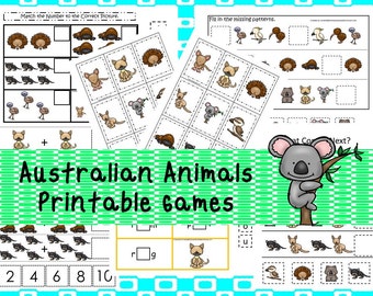 30 Mountain Animals Games Download. Games and Activities in | Etsy