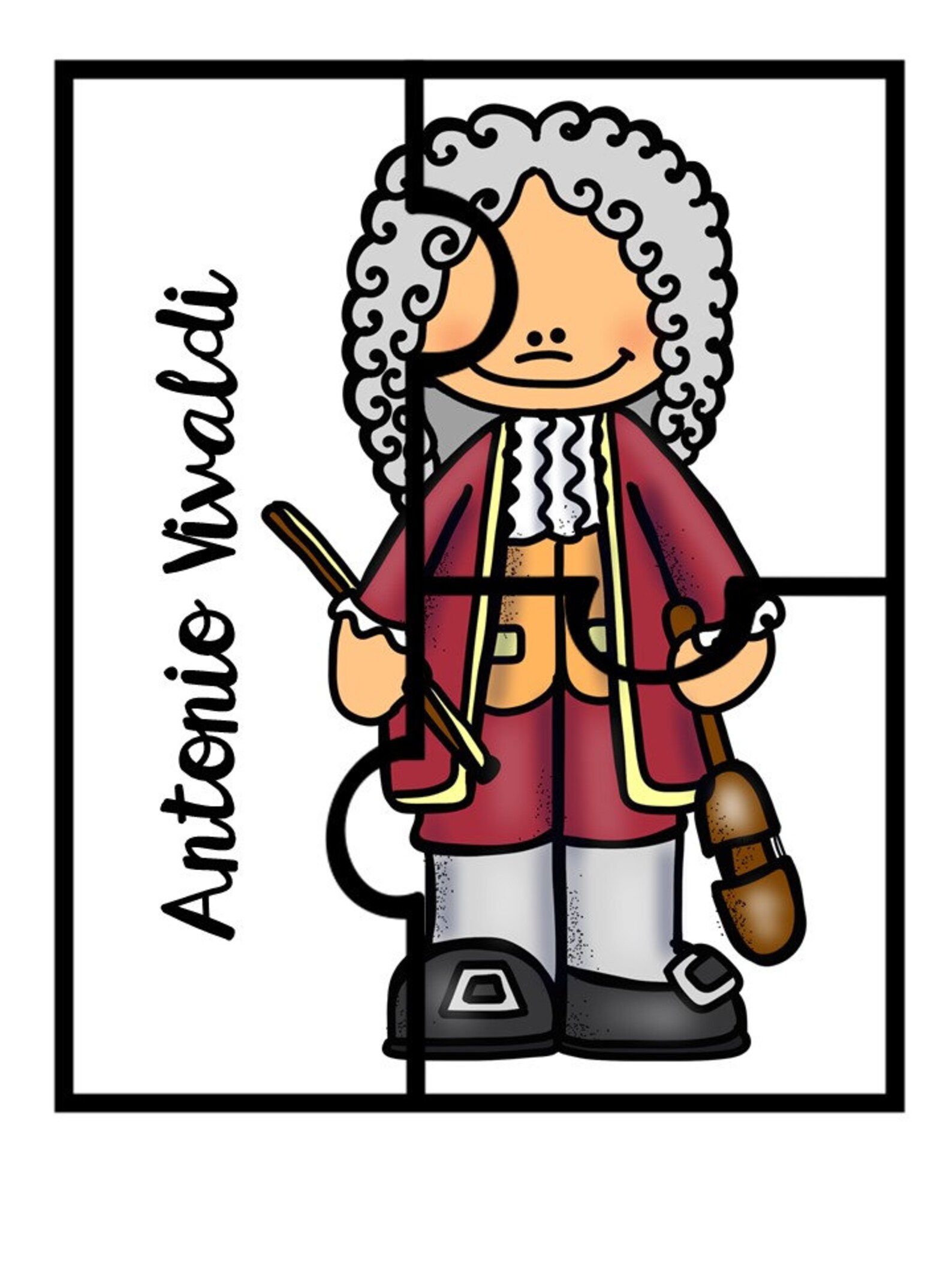 Antonio Vivaldi Great Composer Unit. Music Appreciation. - Etsy