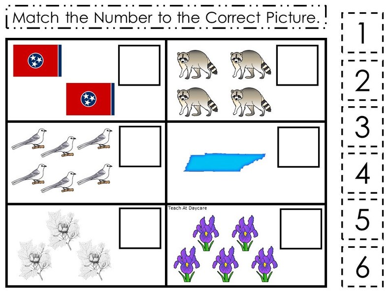 30 Tennessee State Symbols themed Learning Games Download. ZIP | Etsy