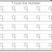 Printable Numbers 0-100 Tracing Worksheets. Preschool-kindergarten ...