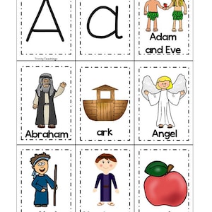 Bible Letter of the Week Curriculum. Letters A-Z Worksheets and ...