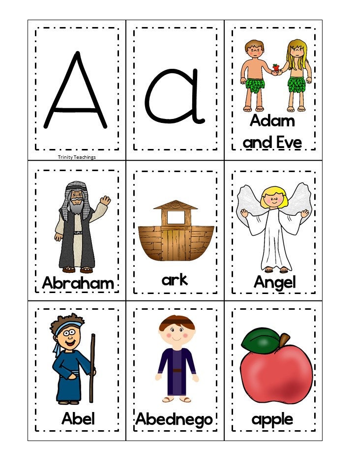 Bible Letter of the Week Curriculum. Letters A-Z Worksheets and ...