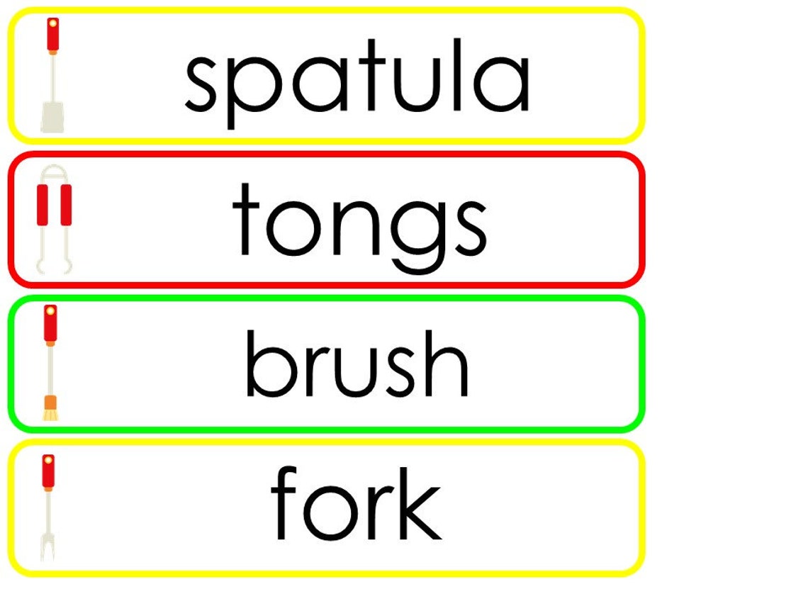 Summer Barbeque Single Week Themed Word Wall Set. Classroom - Etsy