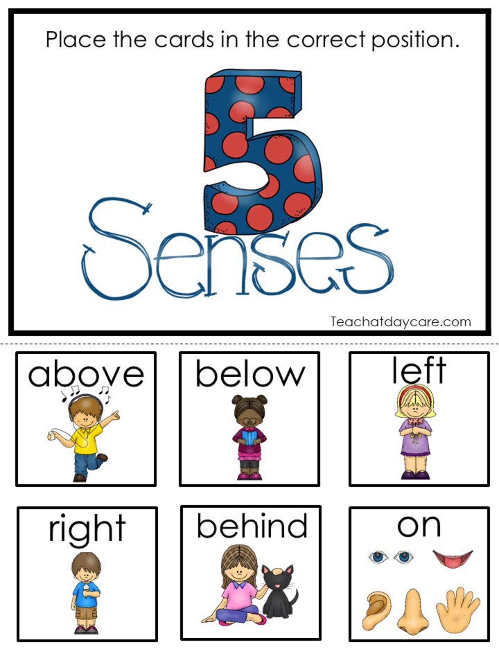30 Printable 5 Senses Games and Activities Download. ELA and | Etsy