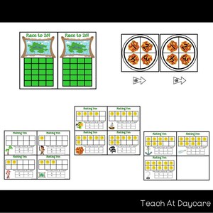 10 Printable Pirates Themed Kindergarten Math Center Games and ...