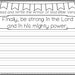 Ephesians 6:10-20 Armor of God Bible Verse Tracing and Handwriting ...