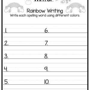 First Grade Winter Themed Words Spelling Activity. Supplemental ...
